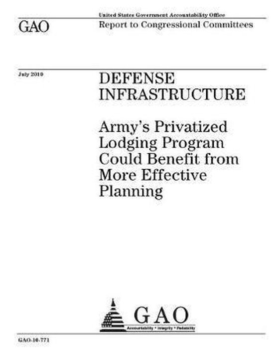 Defense infrastructure | 9781974445431 | U S Government Accountability ...