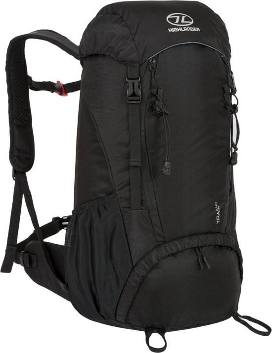 Highlander rugzak Trail 40 liter daypack Black - Zwart | bol