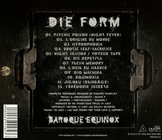Die Form - Baroque Equinox (CD), DIE FORM | CD (album) | Muziek | bol