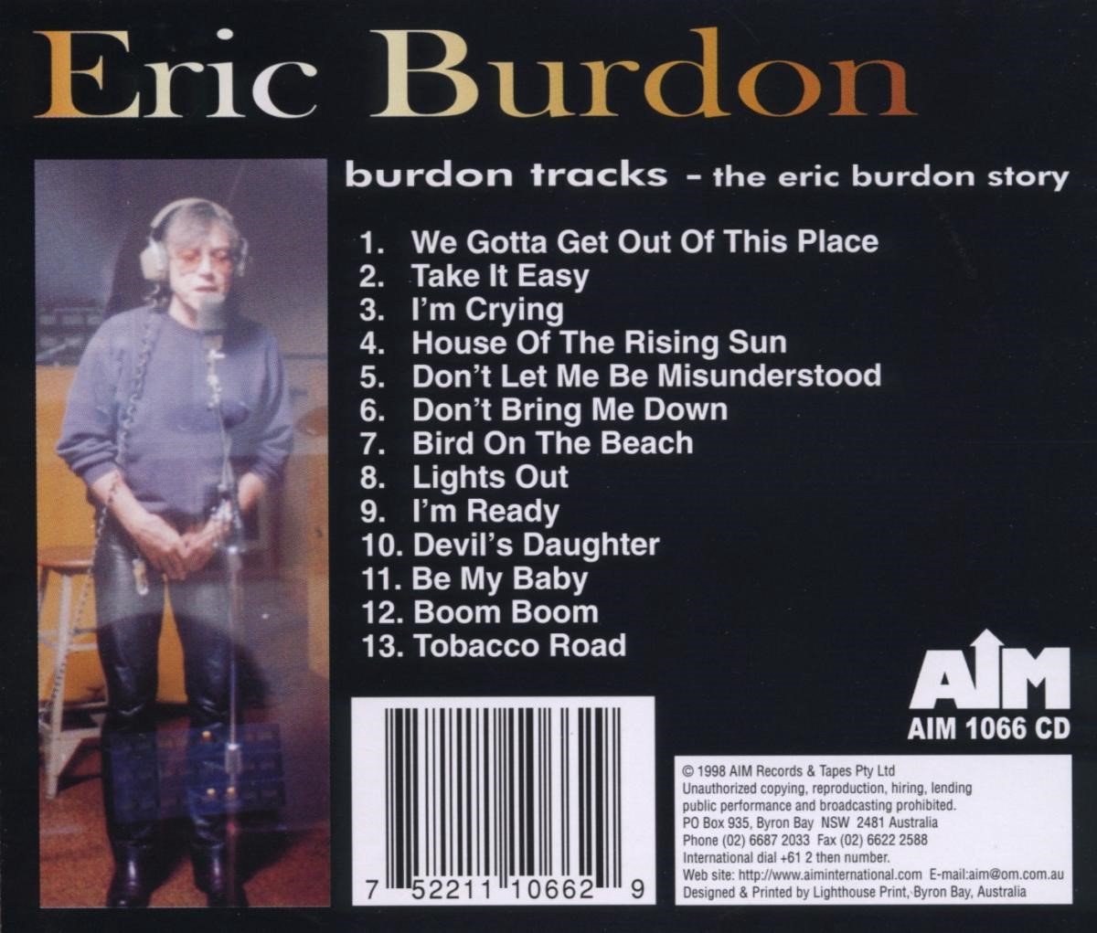 Eric Burdon - Burdon Tracks - Eric Burdon Story (CD), Eric Burdon | CD ...