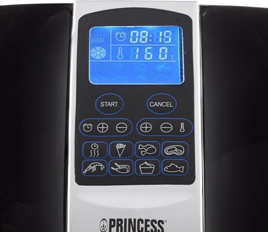 Princess 01.182020.02.001 Digitale Aerofryer XL | bol