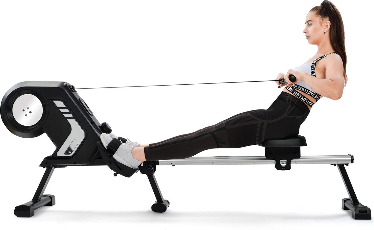 Roeier--Inklapbaar Roeitrainer met 8 magnetische Weerstandsniveaus ...