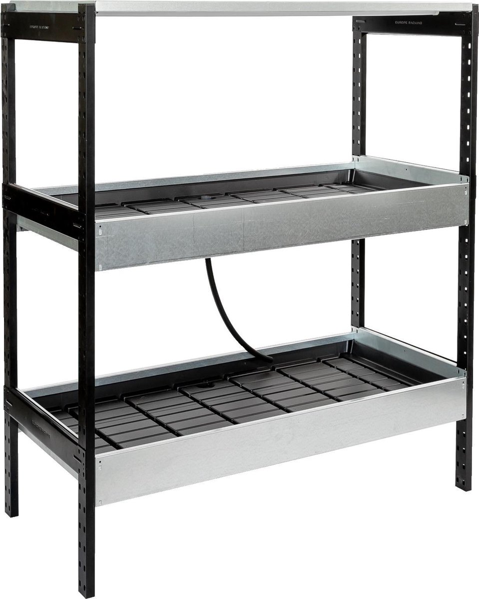 Hydroponic systeem met LED - 2 niveau's - Kweekkast - Binnen kweken ...