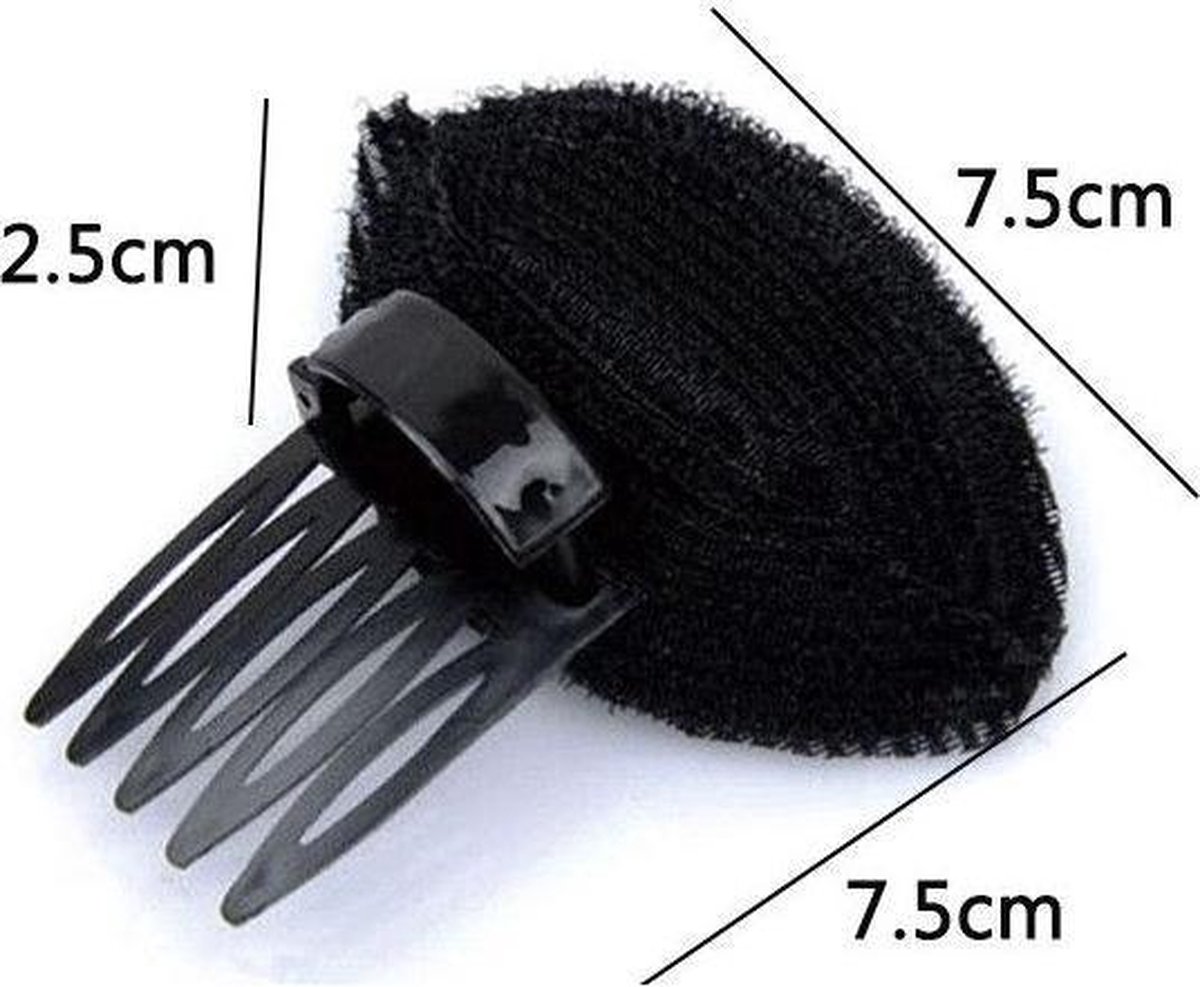 Toupeer Haarclip - Bump-it Haar touperen - Volume opsteken - Bruin - 1 ...