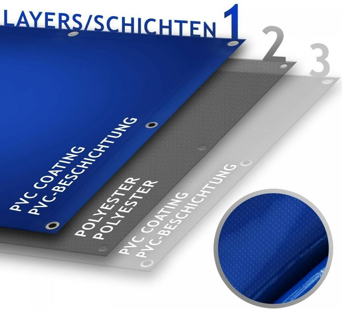 Jago- dekzeil -afdekzeil- 2x3m -waterdicht- beschermzeil ...
