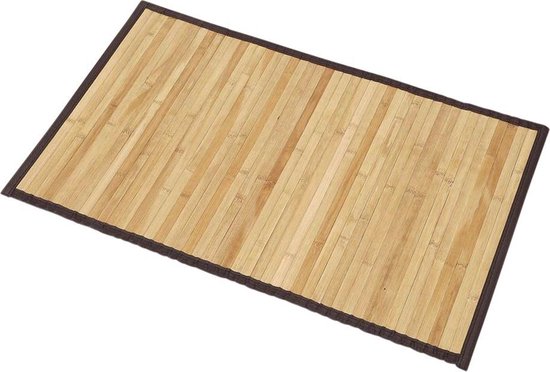 4goodz Bamboe Douchemat / Badmat 50x80cm - Naturel | bol