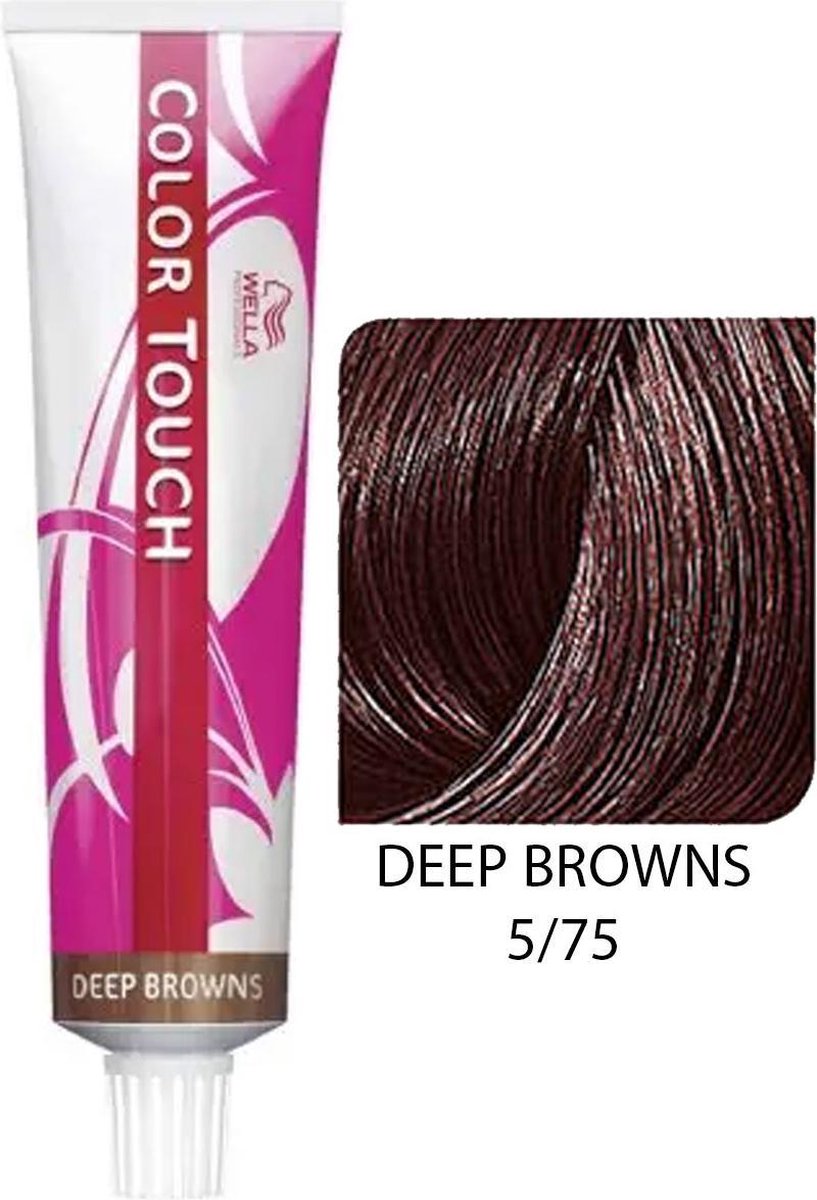 Wella Professionals Color Touch - Haarverf - 5/75 Deep Browns - 60ml | bol