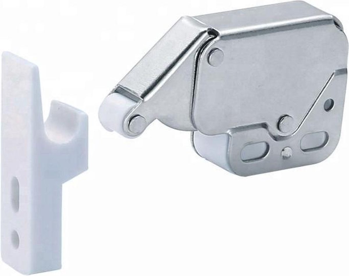 Drukslot (2 stuks) incl. bevestigingsmateriaal - Deurslot - Meubelslot ...