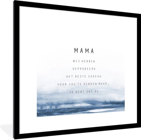 Fotolijst inclusief poster - Posterlijst 40x40 cm - Posters - Quotes ...
