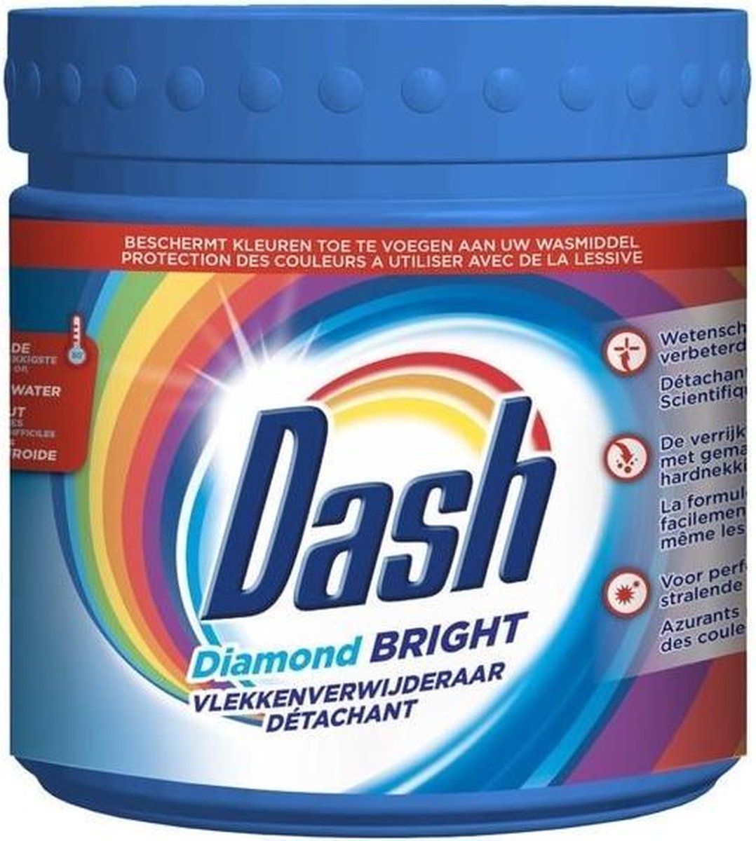 Dash Vlekverwijderaar Diamond Bright Poeder-Kleur | bol