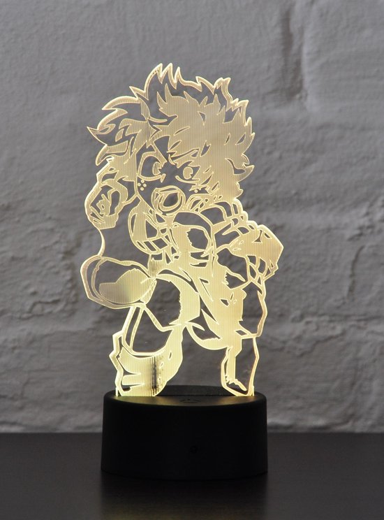 DawnLights - Deku Design - MHA - My Hero Academia - 3D Lamp - Led Licht ...