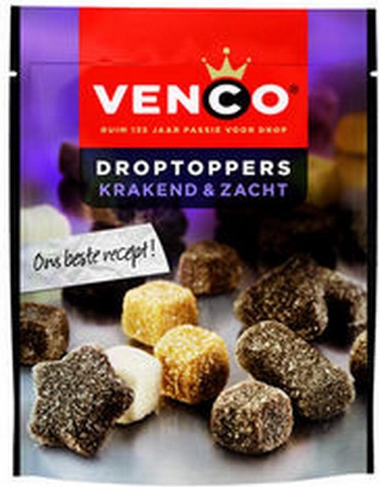 Venco | Droptoppers | Krakend & Zacht | 10 x 190 gram | bol