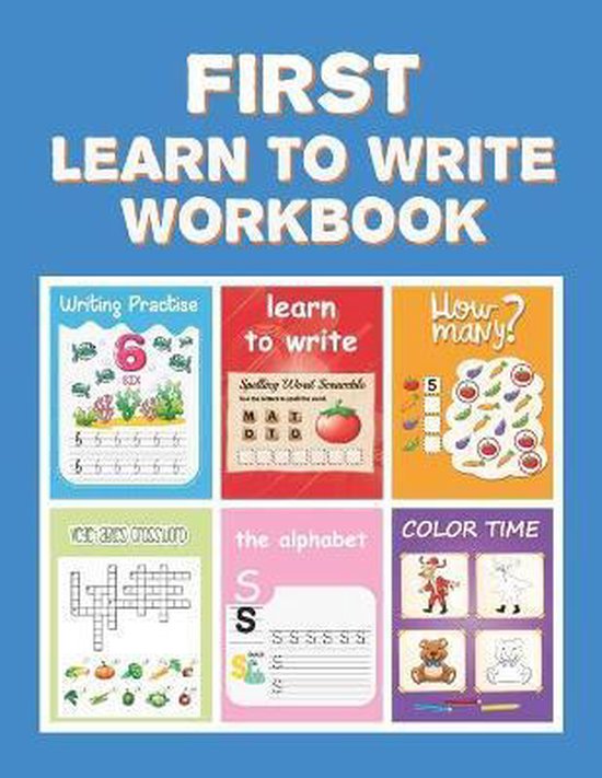 First Learn to Write Workbook | 9798648001916 | Crystal Radke | Boeken ...