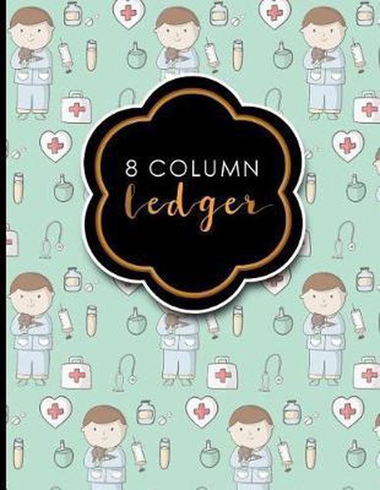 8 Column Ledger | 9781979934244 | Moito Publishing | Boeken | bol.com