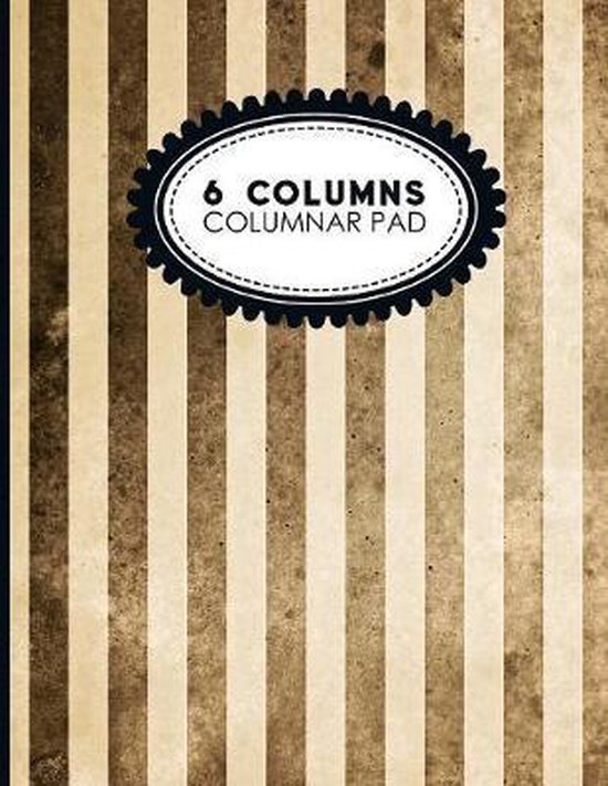 6 Columns Columnar Pad | 9781979709095 | Moito Publishing | Boeken ...