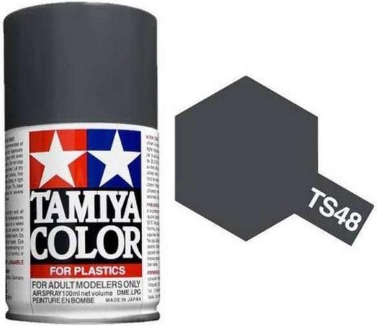 Tamiya Hobbyverf Schepen - TS-48 Gunship Grey - Matt - Acryl Spray ...