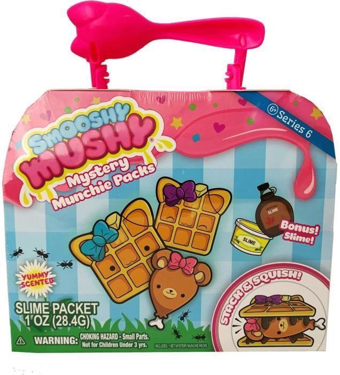 BANDAI Smooshy Mushy - Smooshy surprise series 6 - Mystery Munchie Pack ...