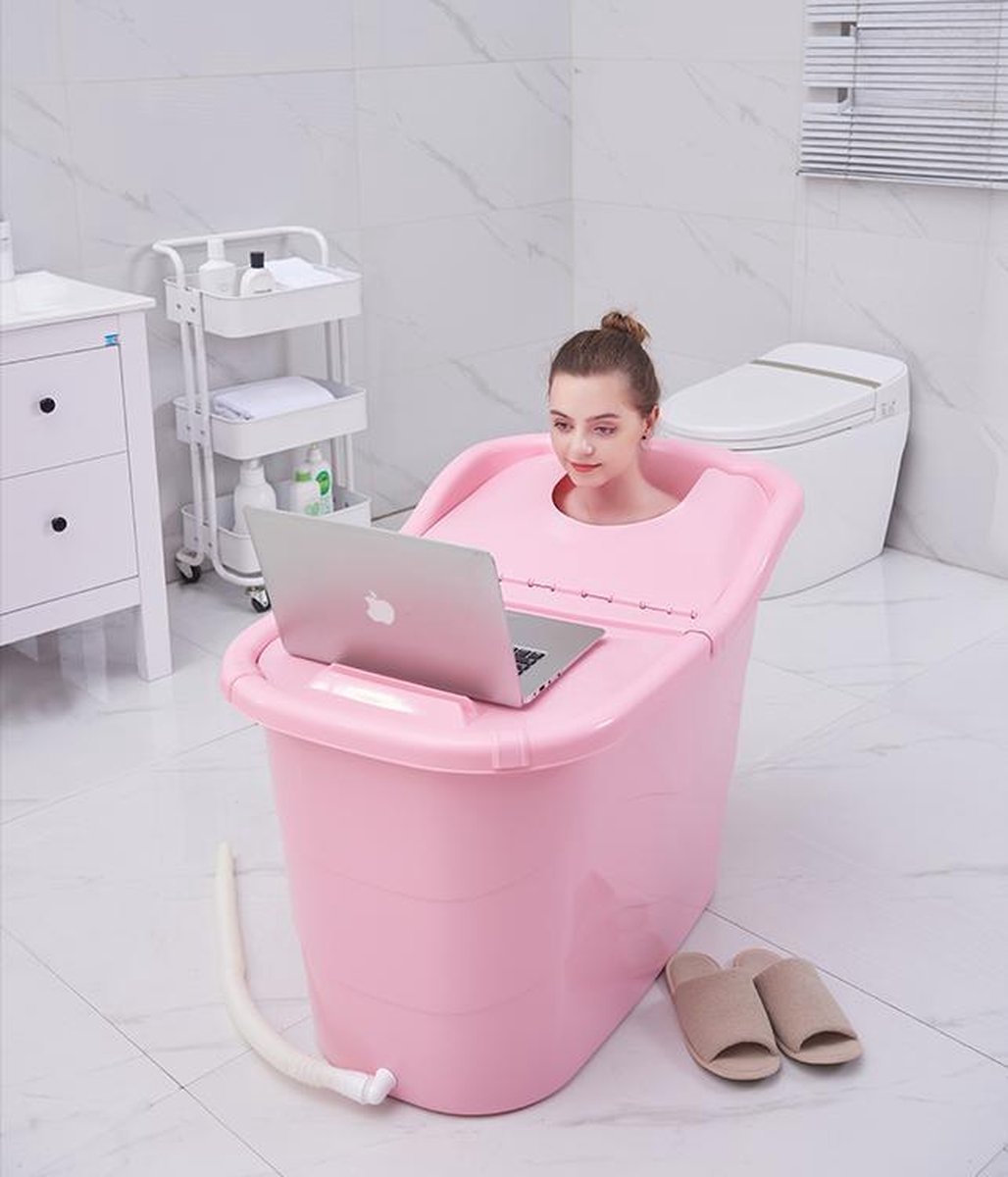 Goodlife zitbad voor volwassenen XL – Roze - Bath Bucket – 330L 1M Lang ...