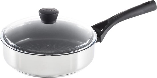 Pyrex Expert Touch Steelpan - Inclusief Deksel - RVS - Ø24 cm - Zilver ...