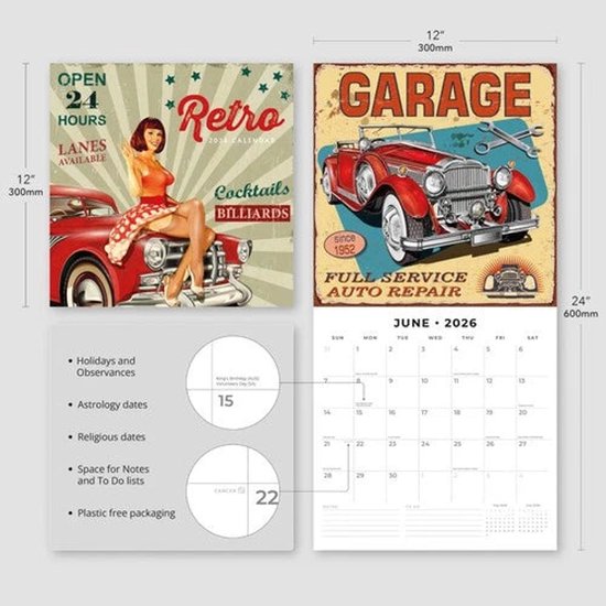 Retro Kalender 2026 | bol