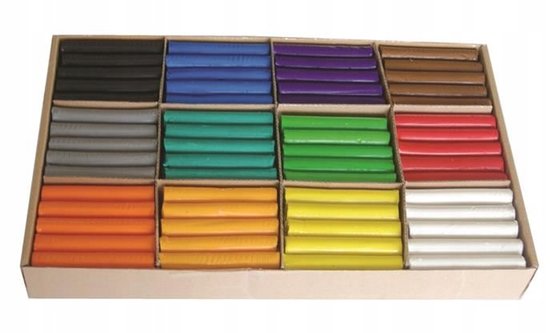 Mona Plastiline Kneedbare Klei - Zwart (15g) | bol