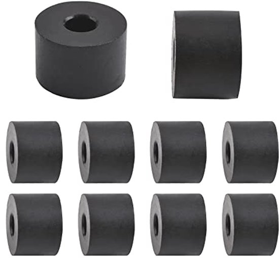 10 Stuks Multifunctionele Rubber Spacer - 3/4 Inch Dikke Rubber Bus met ...
