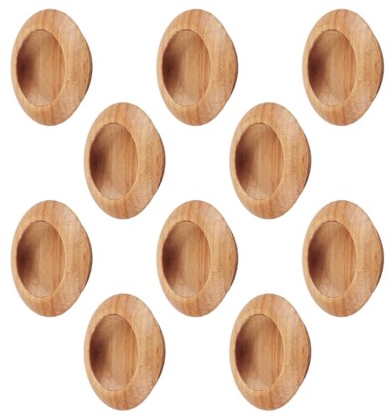 Hout Ronde Vinger Trekken 10 Pack - Flush Pull Deurklink voor ...