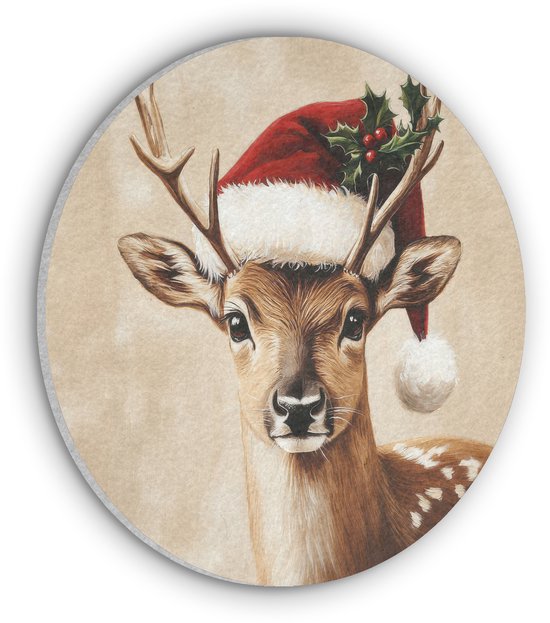Kerst - Hert - Gewei - Rood | bol