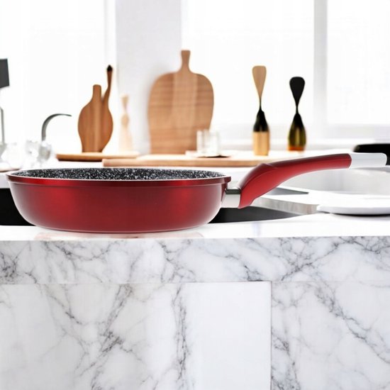 Zilner Rode Marmite Pan 26cm - Anti-aanbak, Inductie | bol