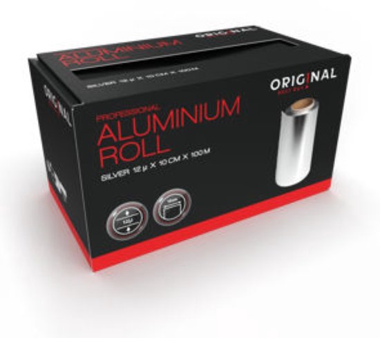 OBB Alufoil Roll 12µ Silver 10cmx100m | bol