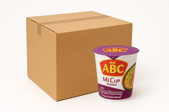 ABC Mi Cup Instant Rasa Ayam Bawang Chicken Onion Flavour (24X60g) | bol