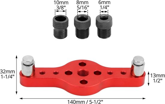 Allecto plus - Boormal voor houtbewerking met Gatenzoeker en 3 ...