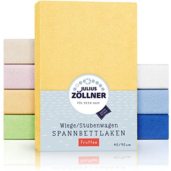Terry cloth fitted sheet for baby cots 90 x 40 cm in various colours | bol