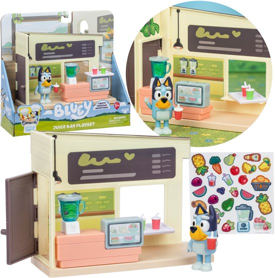 Bluey Juice Bar Playset - Speelgoed voor kinderen vanaf 3 jaar - Met ...