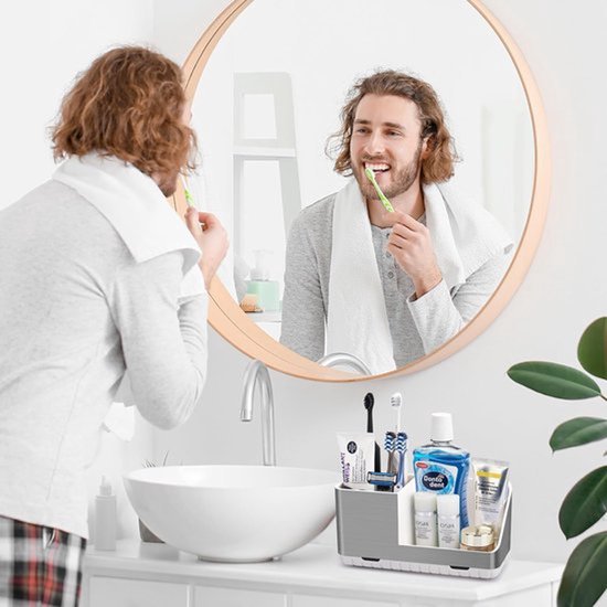 Stijlvolle Opberger voor Elektrische Tandenborstels met Afvoergaten en ...