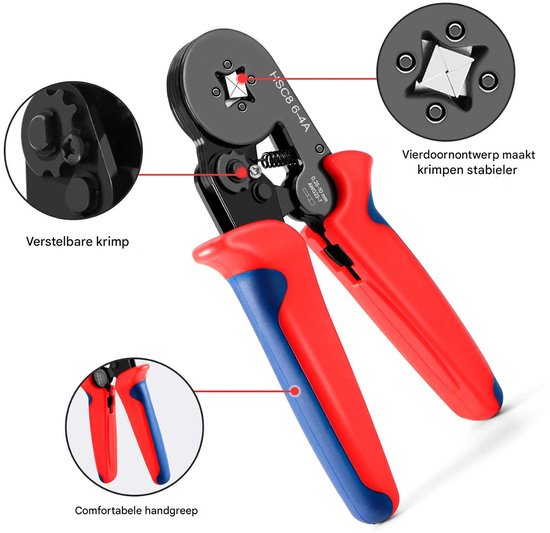 longziming -Krimptang Set met 1200 Draadconnectoren – Professionele ...