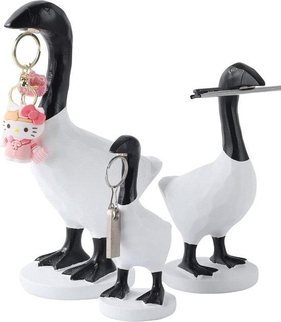 PolkaHome ® Magnetische gans sleutelhanger Leuke tafeldecoratie ...