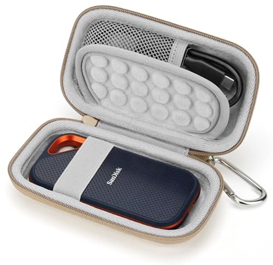 Tas hoes voor portable externe SSD - schokbestendige en waterdichte ...
