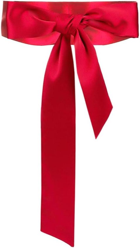 Allecto plus - Blauwe Satijnen Taille Riem voor Jurken - Formele ...