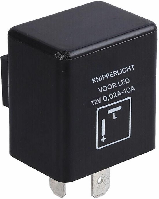 Universal Flasher Relay - 12V LED Turn Signal Relay - Auto Reverse ...