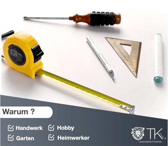 Meetlint 5m met Houder - Robuuste Lintmeter voor Nauwkeurige Metingen ...