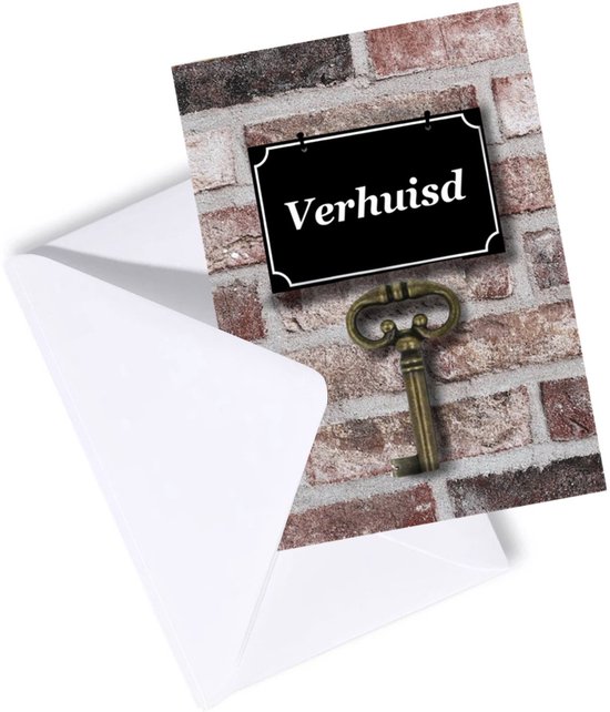 Adreswijziging - Verhuiskaarten - A6 - Set 8 stuks met enveloppen ...