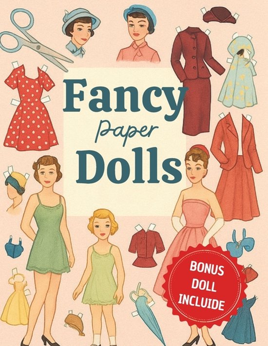 Fancy Paper Dolls, Paper Doll Fashion | 9798263784270 | Boeken | bol