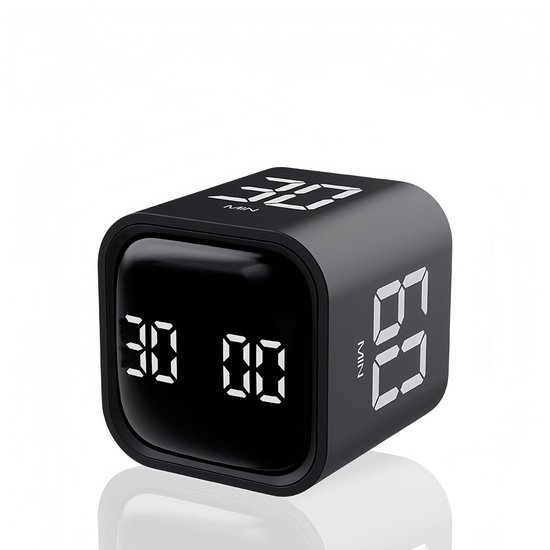 Digitale Pomodoro Cube Desktop Timer - Oplaadbare productiviteitstimer ...