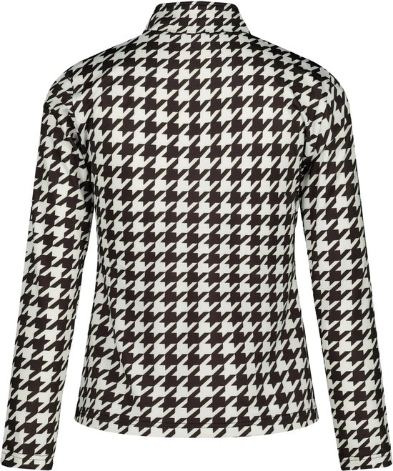 Emski - Skipully Dames – Houndstooth Print – Thermo Pullover met ...