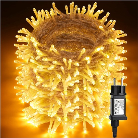 Led Sfeerverlichting - 100M - 1000 Leds - Warm Wit - 8 Lichtstanden ...