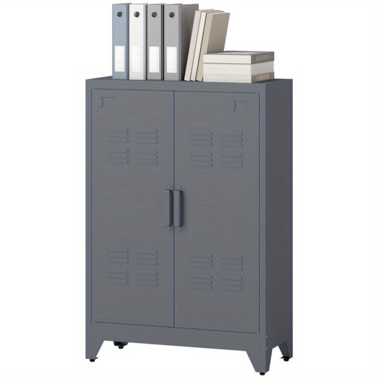 Metalen Kast – Opbergkast – Archiefkast – Dichte Kast – Kantoor Kast ...