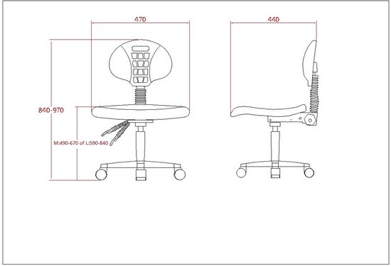 Novicum Odin Plus PU werkstoel met zitneigverstelling en verstelbare kantelbare... | bol
