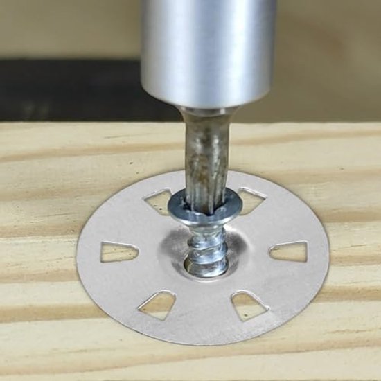 Insulation plates, washers, tile supports, fixing discs, clamping discs ...