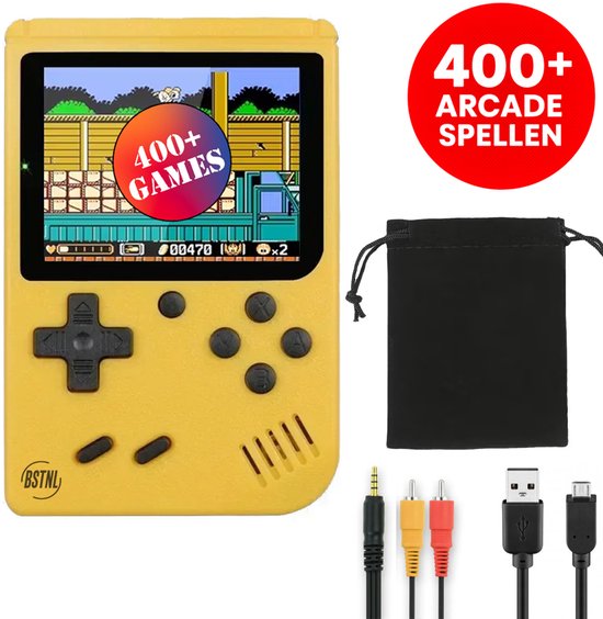BSTNL Retro Game Console - 400 Arcade Games - Spelcomputer voor ...